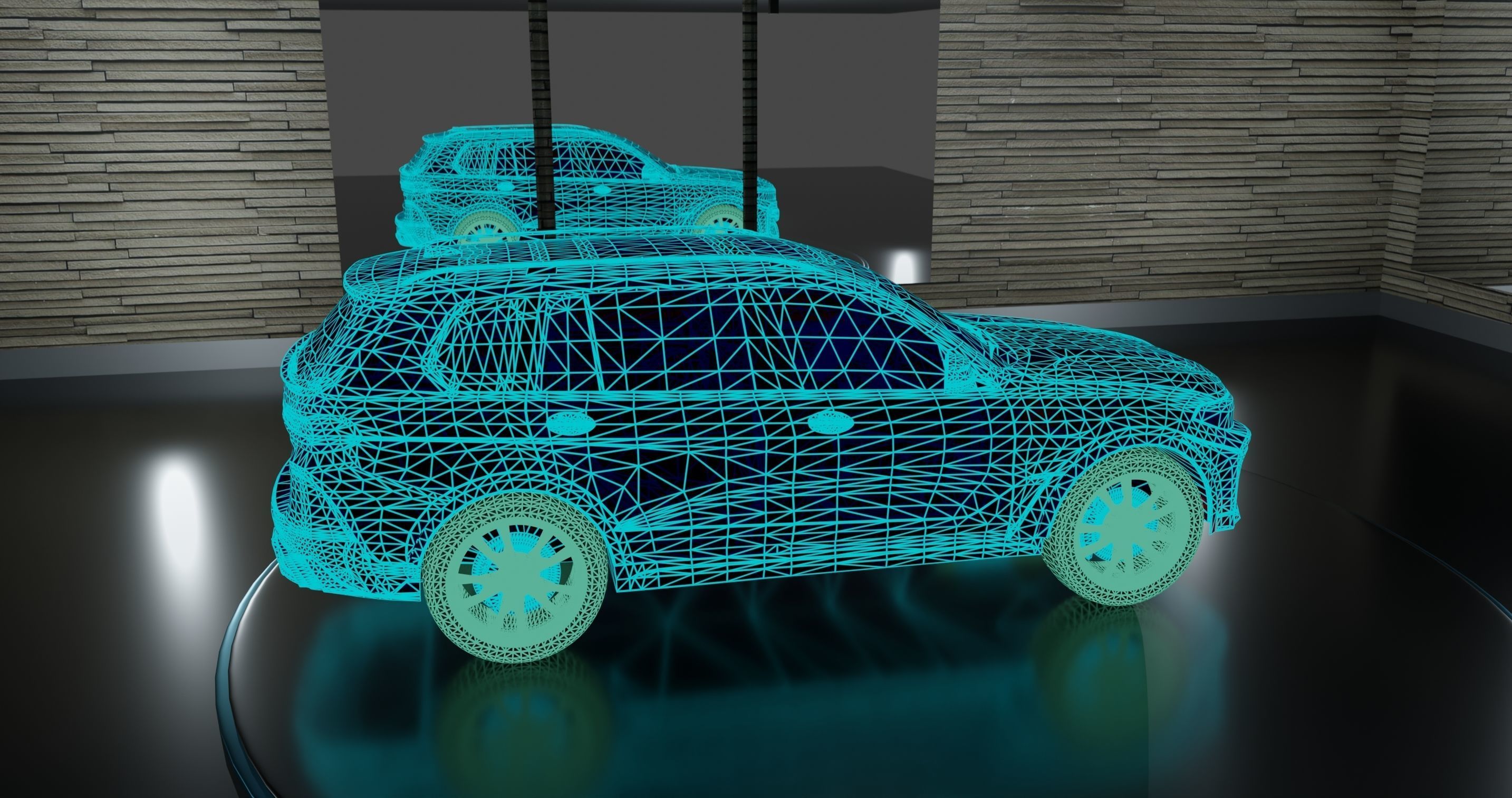 Realistic Car Unreal Engine Game Ready 3D model rigged | CGTrader