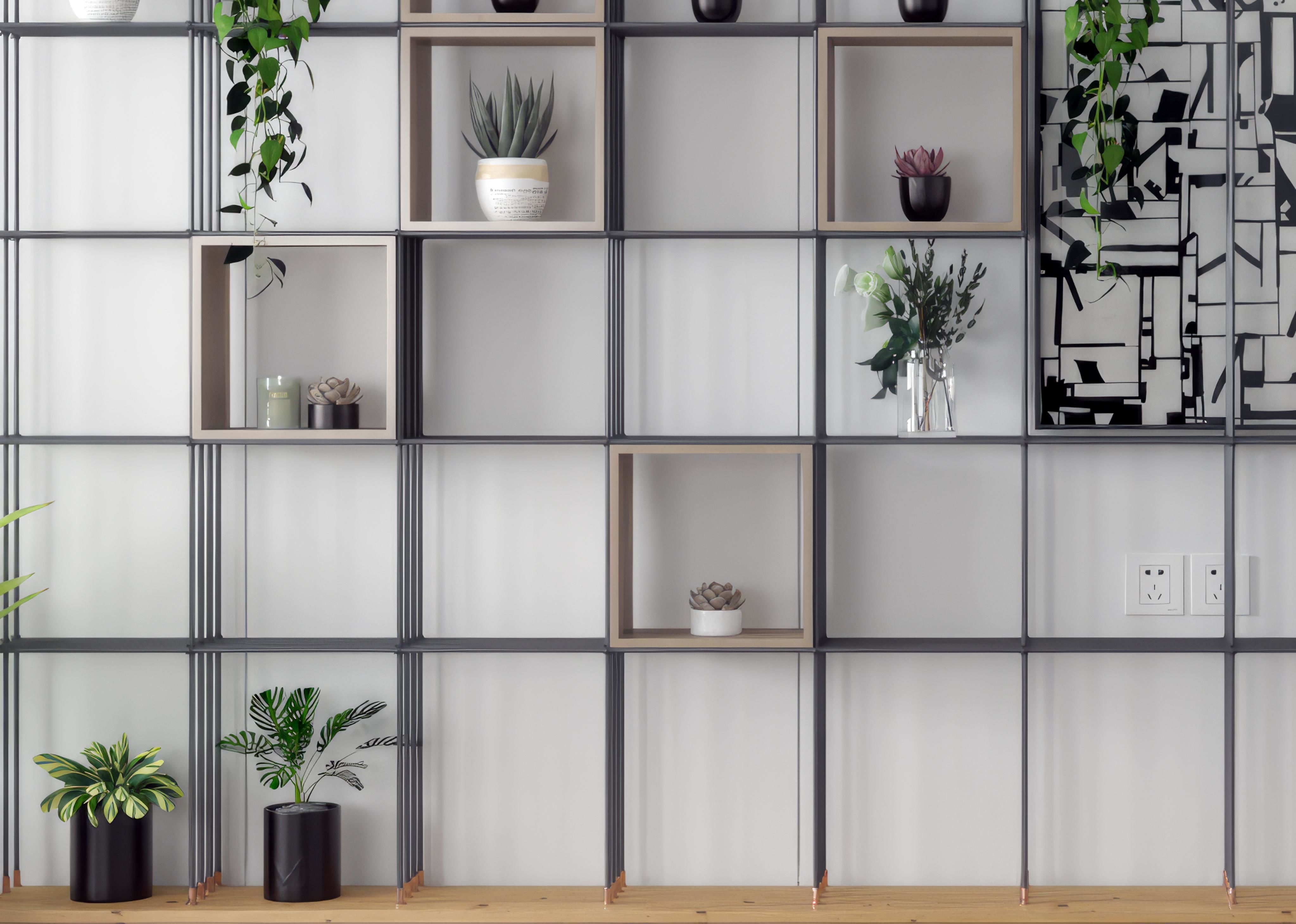 shelving frame Modern decorative 3D model | CGTrader