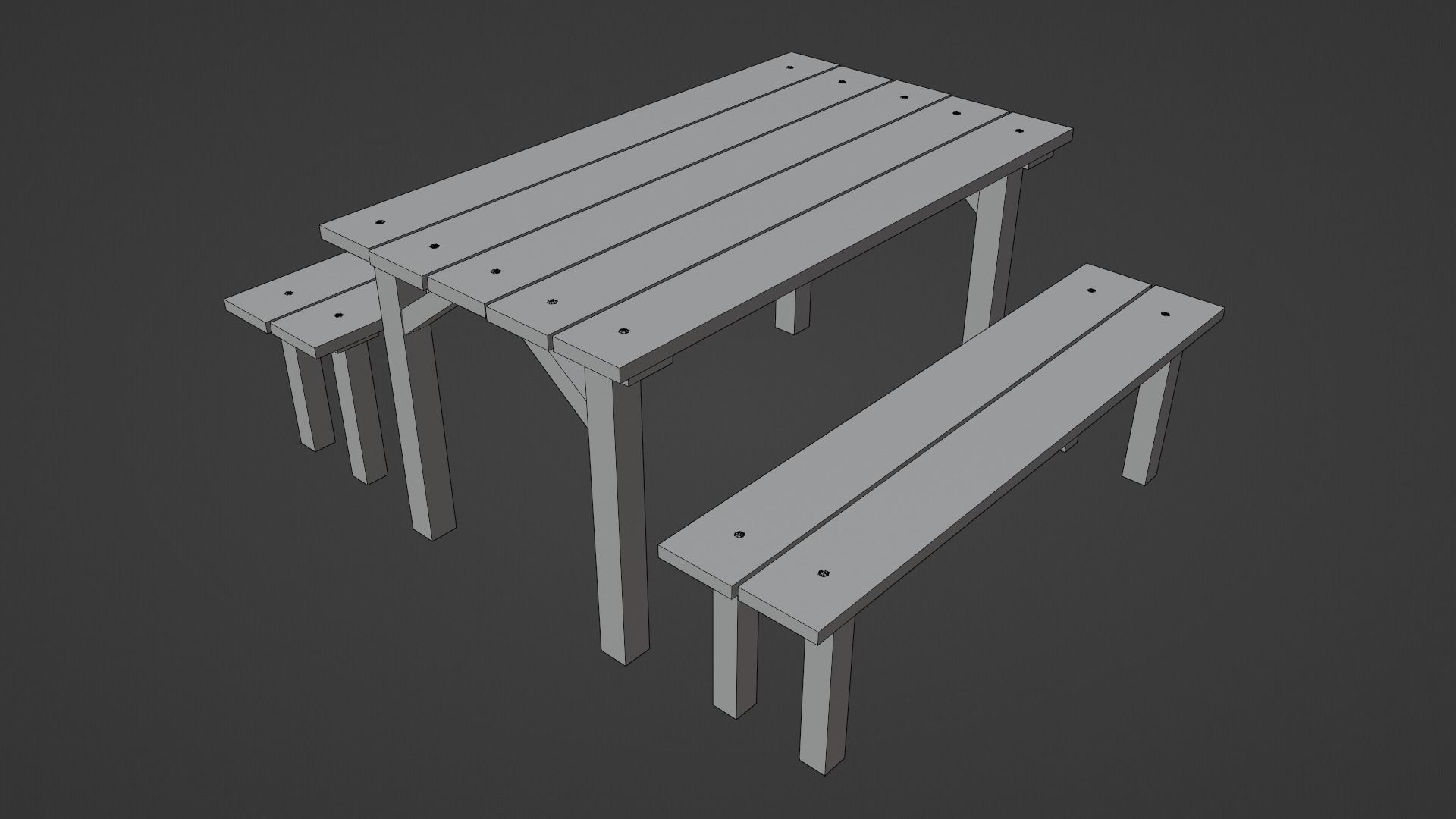 Wooden Table free VR / AR / low-poly 3D model | CGTrader
