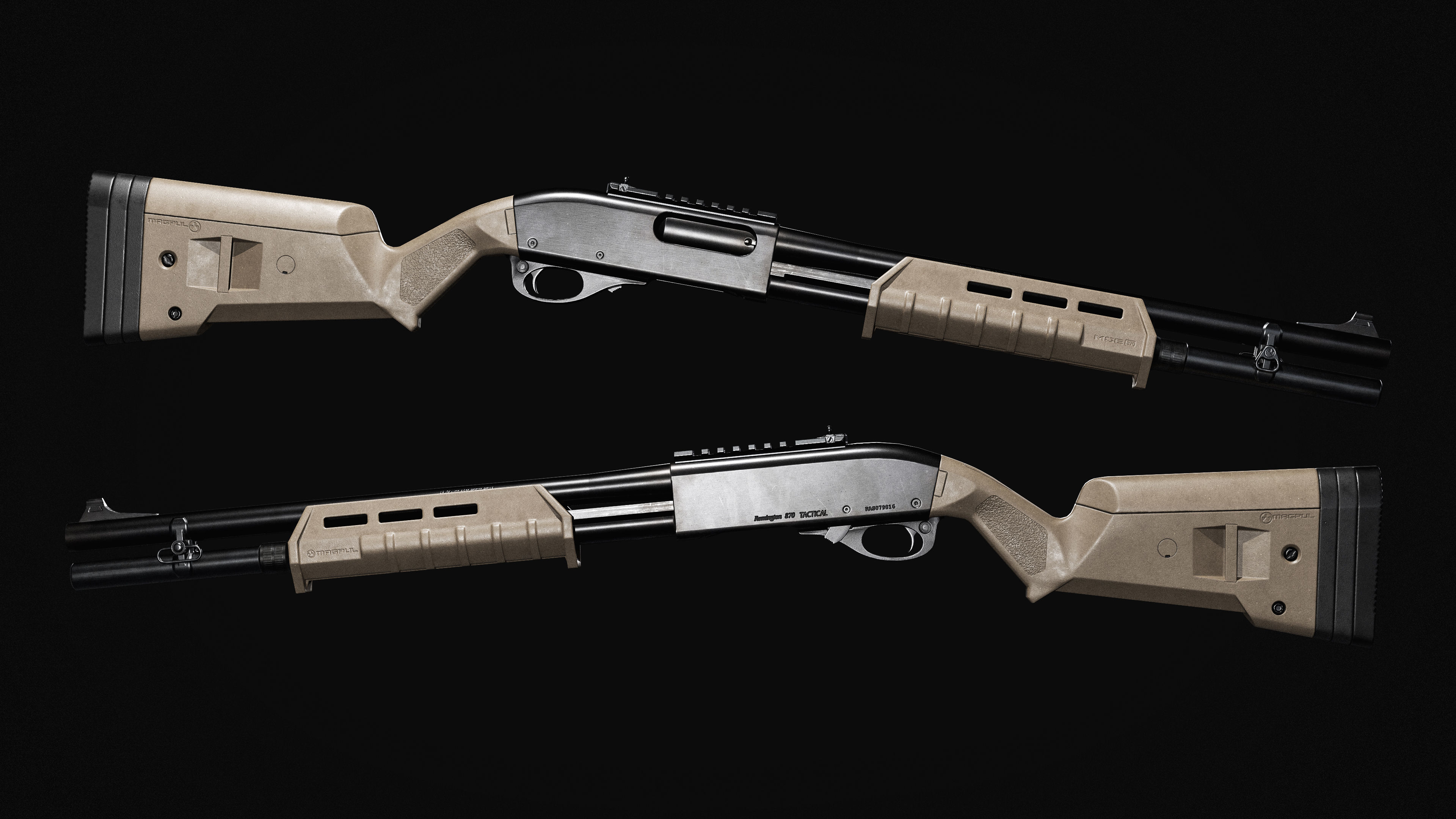 Remington 870 Tactical 3D model | CGTrader