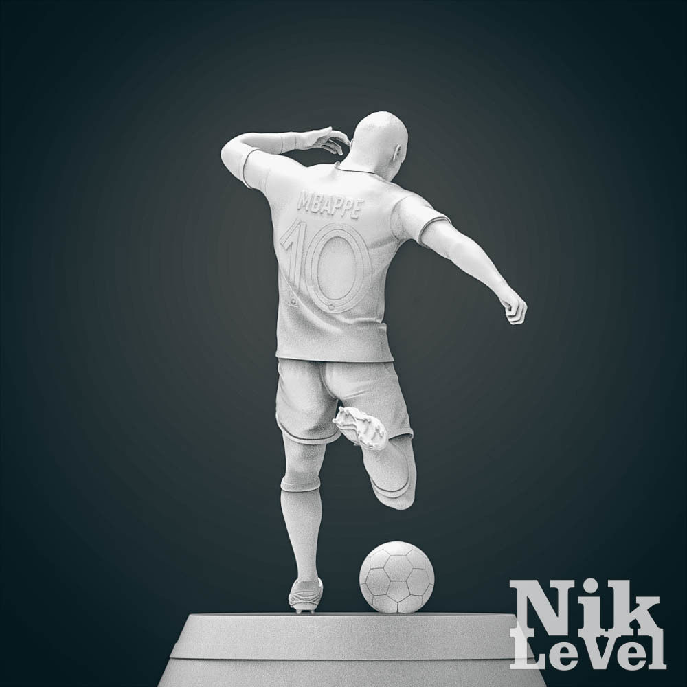 Kylian Mbappe 3D Printable 5 3D model 3D printable | CGTrader
