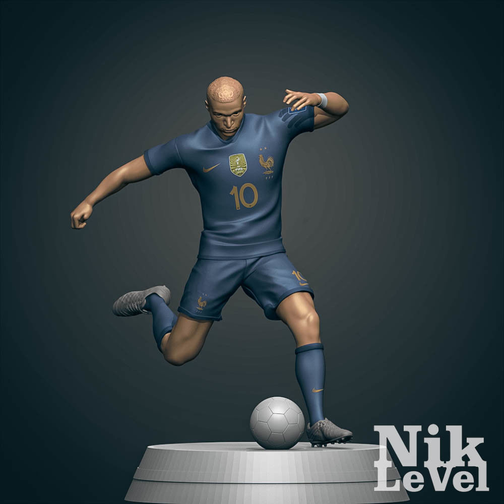Kylian Mbappe 3D Printable 5 3D model 3D printable | CGTrader