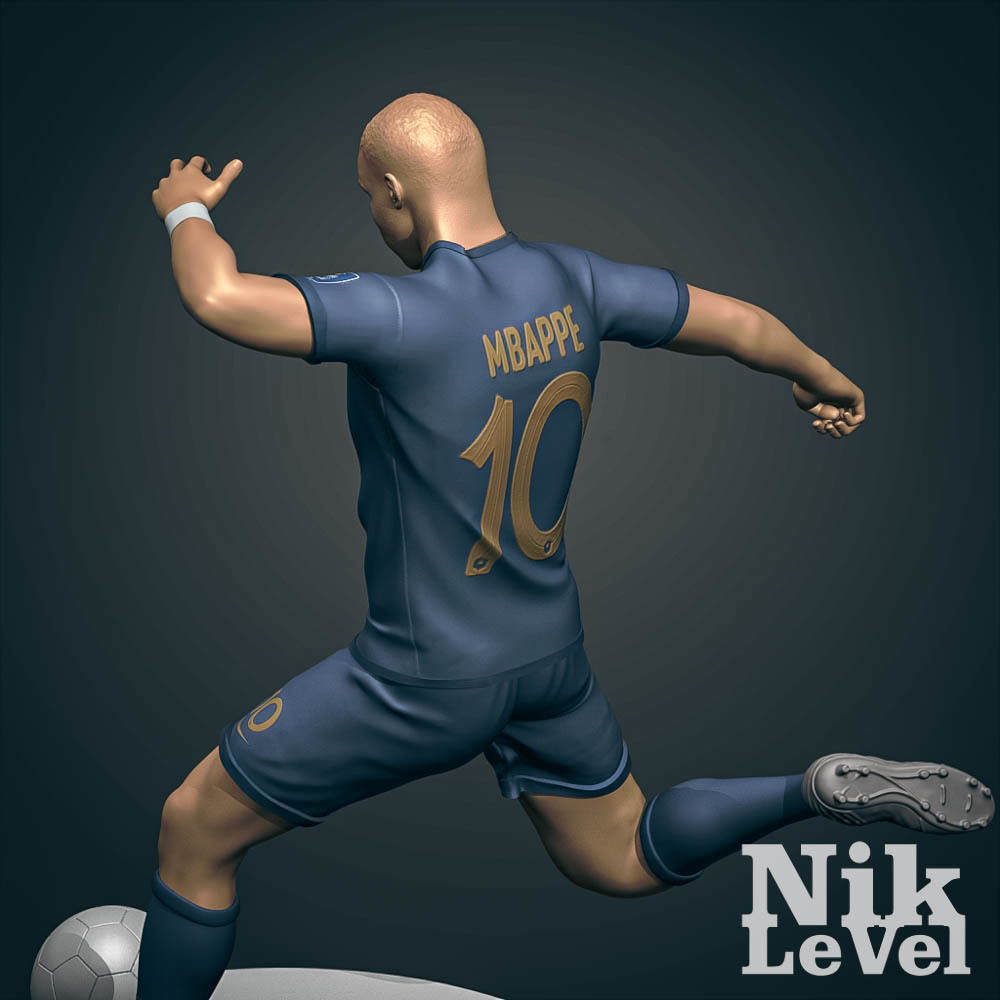 Kylian Mbappe 3D Printable 5 3D model 3D printable | CGTrader