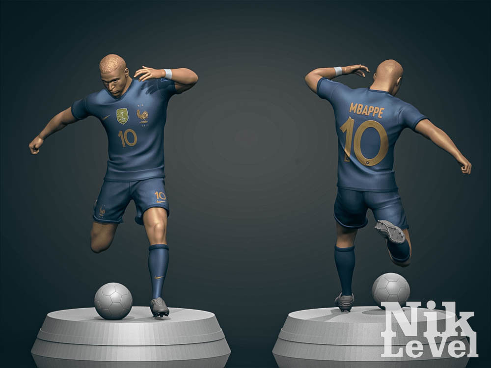 Kylian Mbappe 3D Printable 5 3D model 3D printable | CGTrader