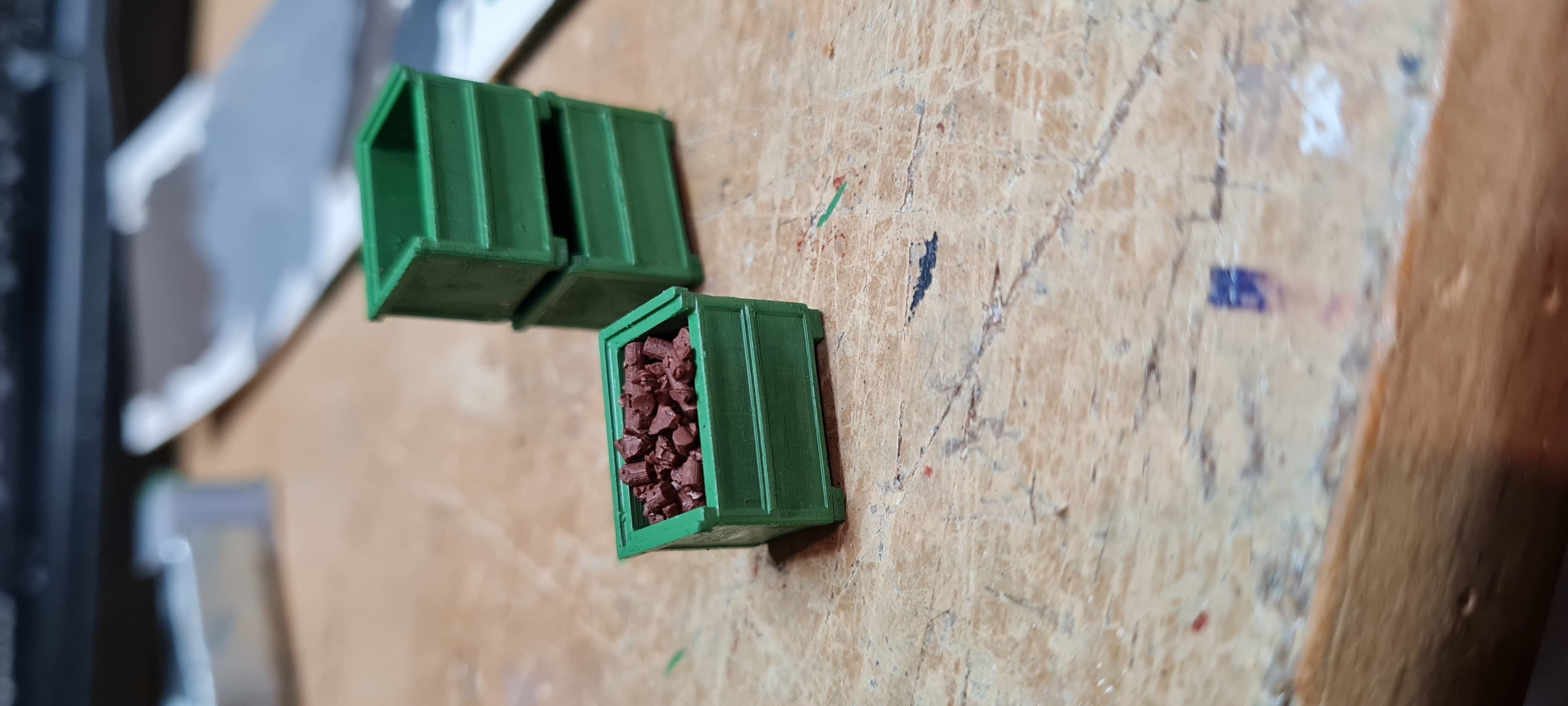 scrap metal container small 3D model 3D printable | CGTrader