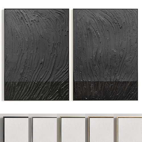 3D model Plaster Two Photo Frame 362 VR / AR / low-poly | CGTrader