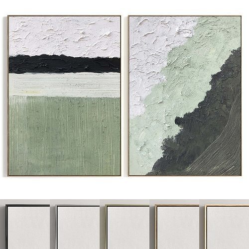 3D model Plaster Two Photo Frame 365 VR / AR / low-poly | CGTrader