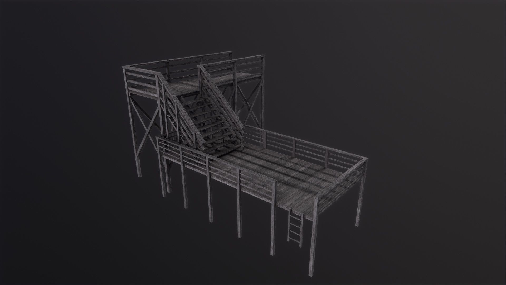 3D model Dock 3D Model VR / AR / low-poly | CGTrader