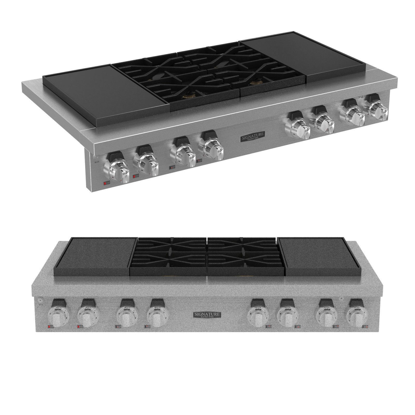 Signature 48-inch Dual-Fuel Pro Rangetop 3D model | CGTrader