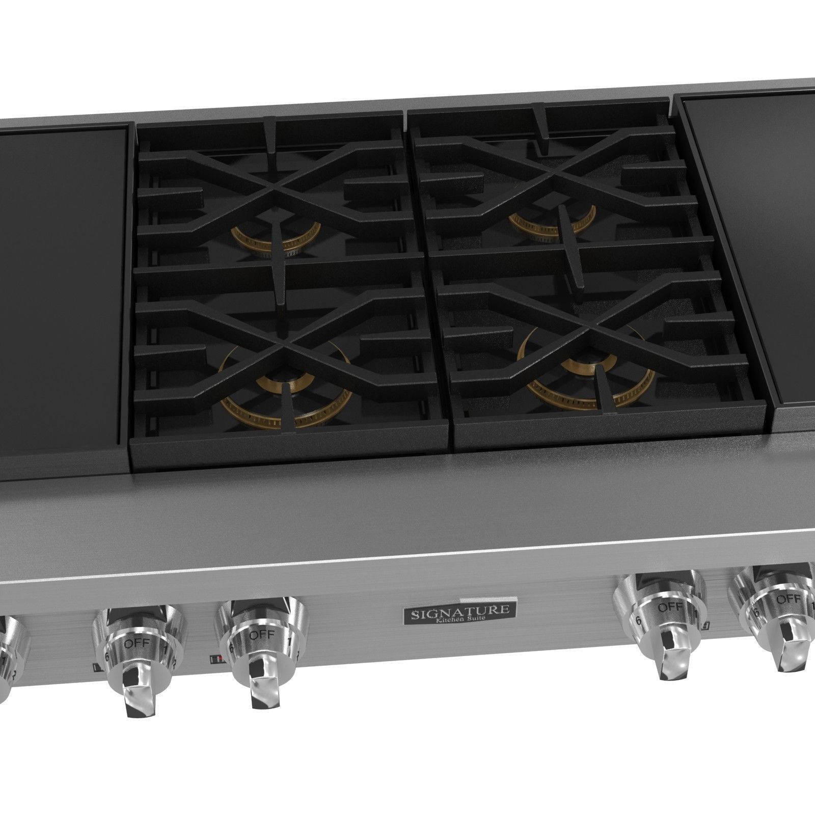 Signature 48-inch Dual-Fuel Pro Rangetop 3D model | CGTrader