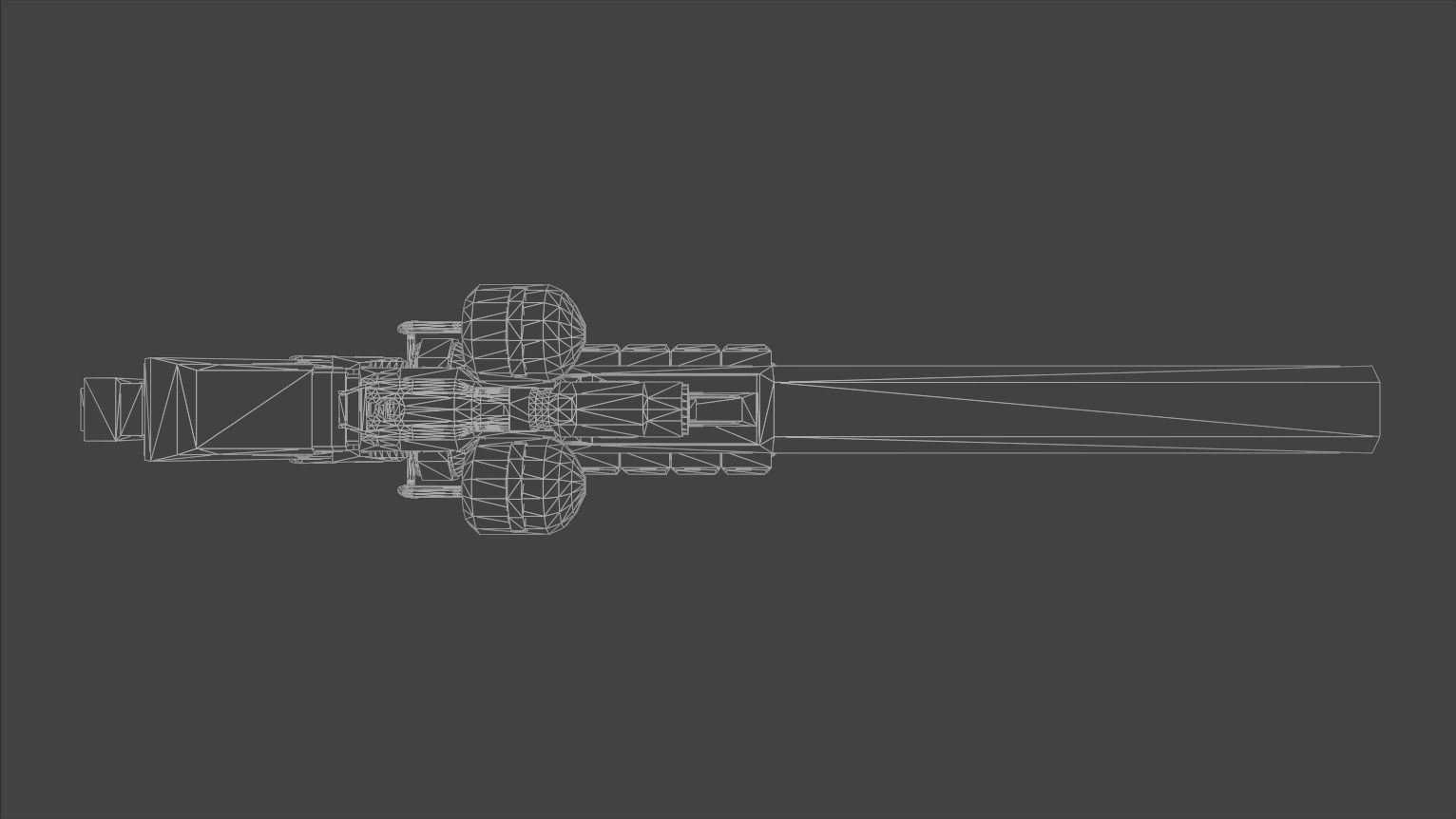 PBR-Energy rifle 3D model rigged | CGTrader