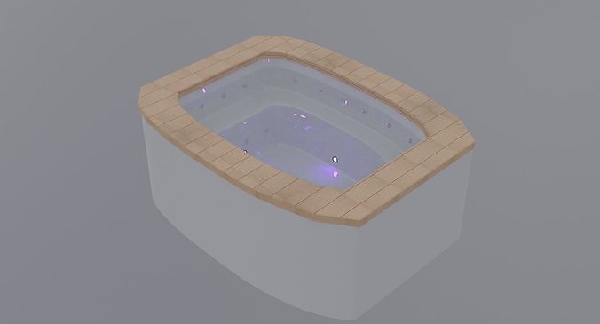 3D model Jacuzzi Hot Tub VR / AR / low-poly | CGTrader