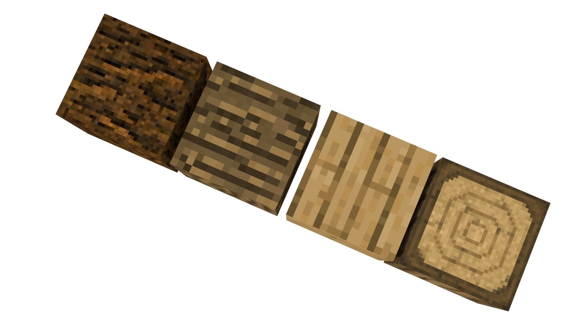 Minecraft Woods 3D model | CGTrader