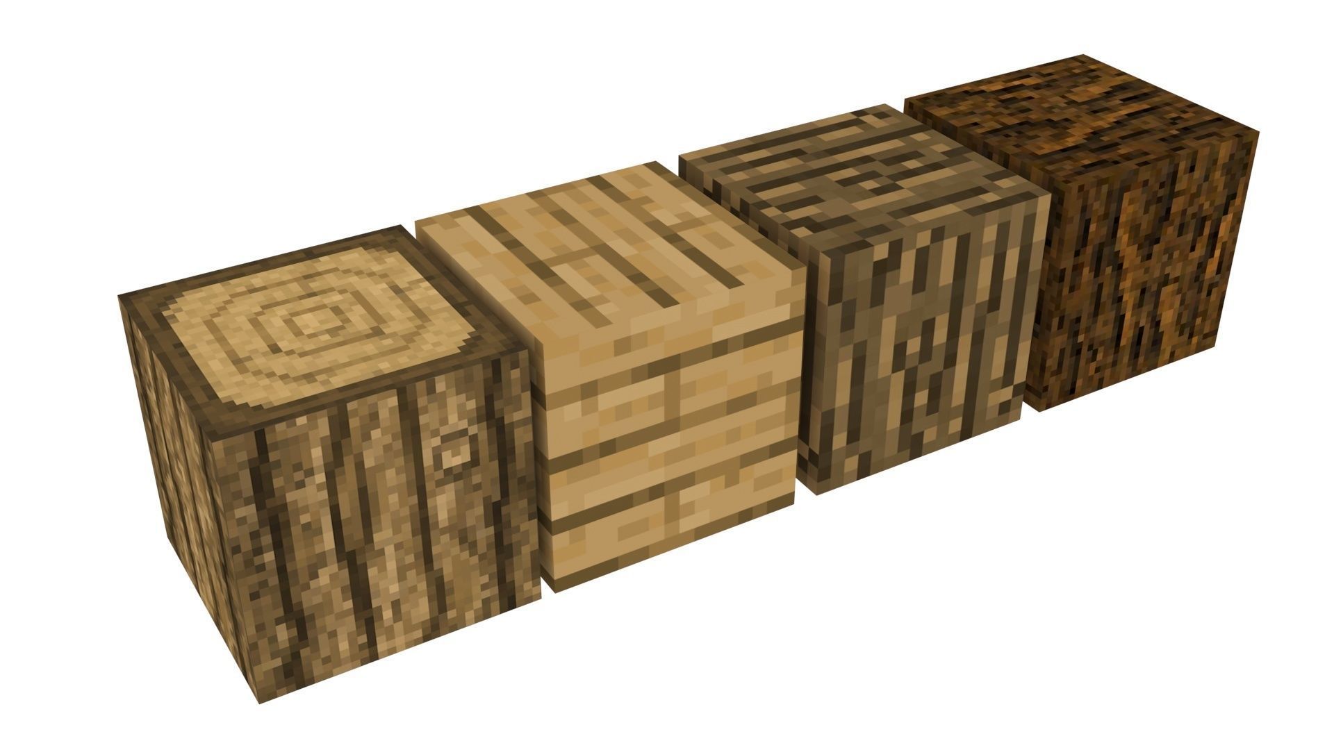 Minecraft Woods 3D model | CGTrader