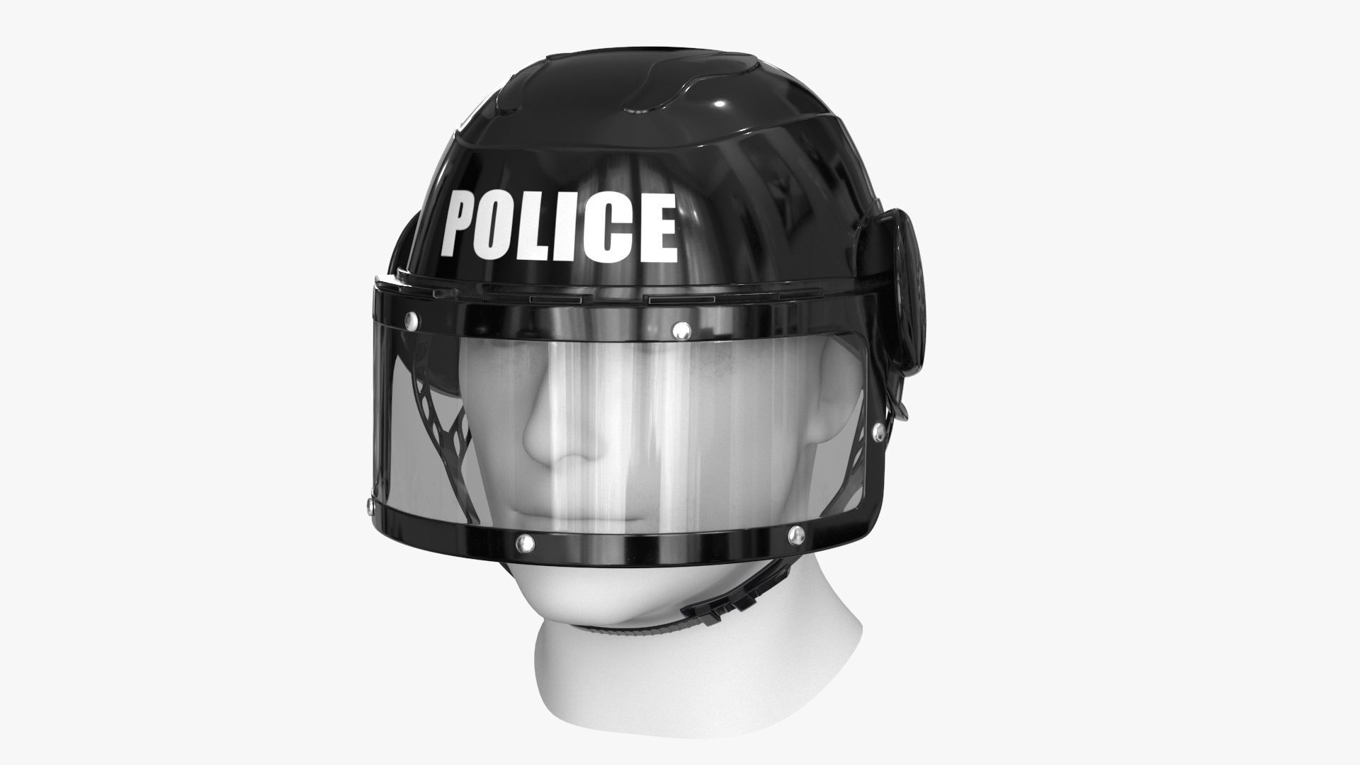 3D Model Collection Polise Swat Helmet VR / AR / low-poly | CGTrader