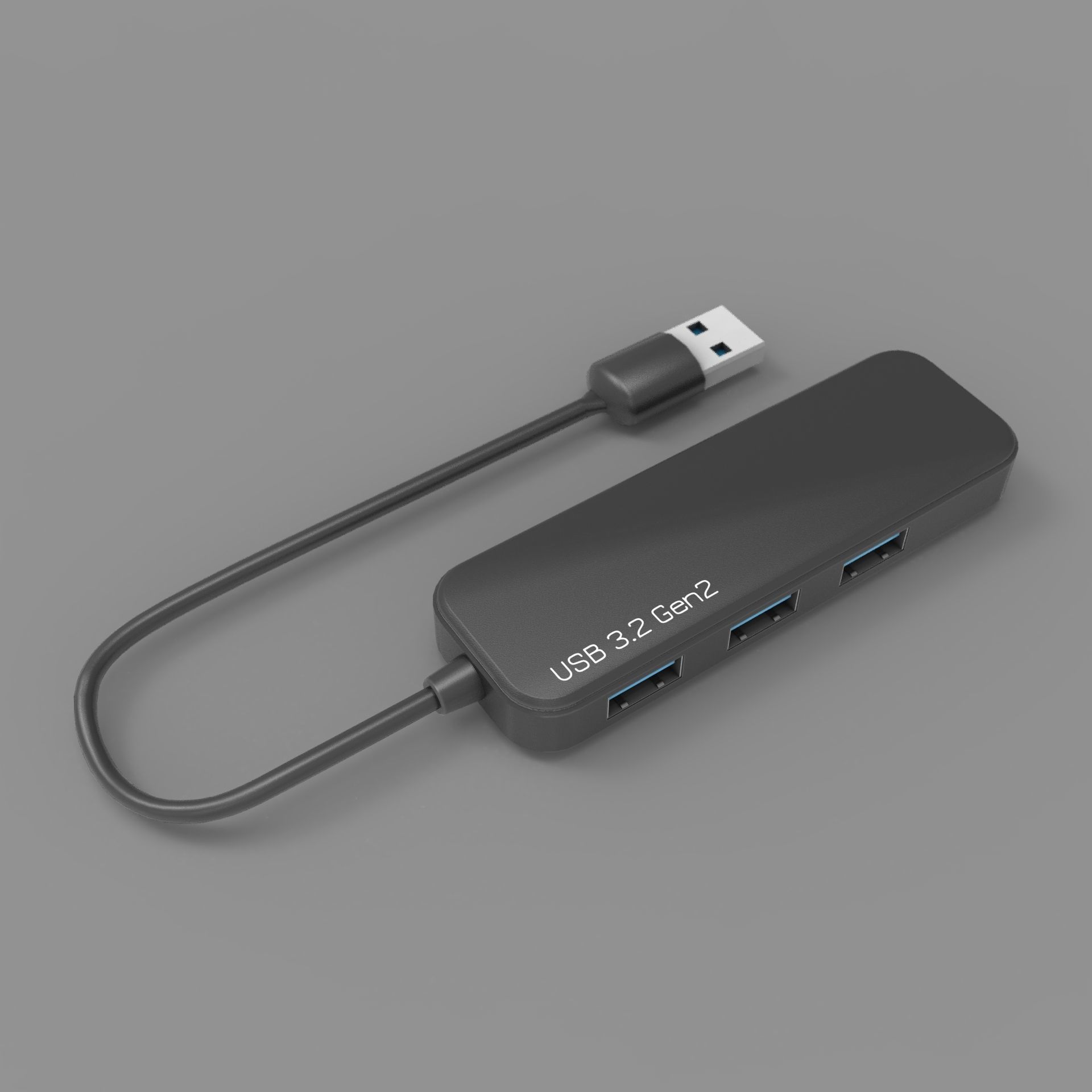 3D model Hub Usb VR / AR / low-poly | CGTrader