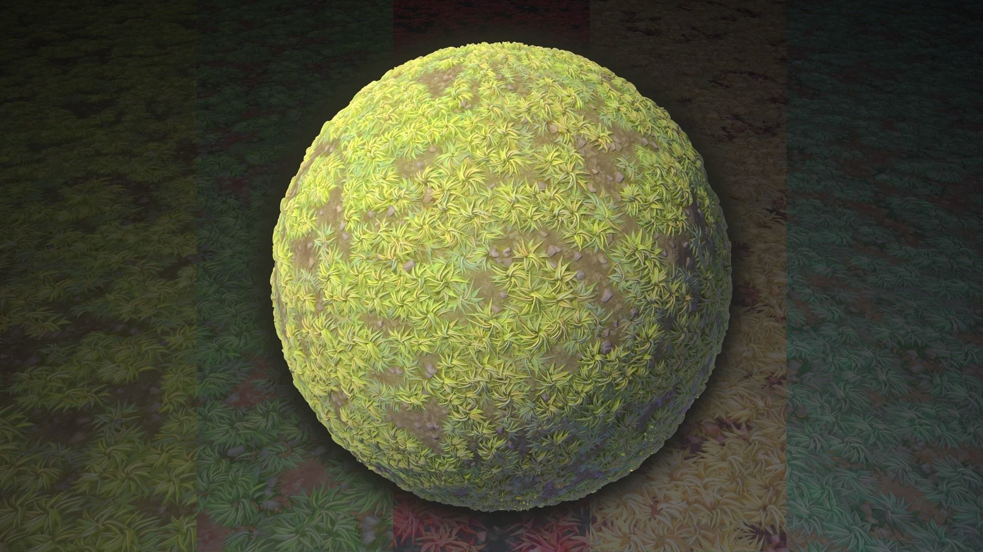 Grass Simple Stylized Procedural Material Texture | CGTrader