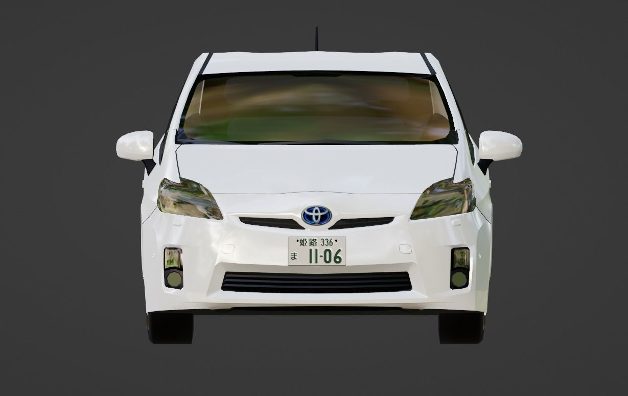3D model toyota prius lowpoly 3d model VR / AR / low-poly | CGTrader