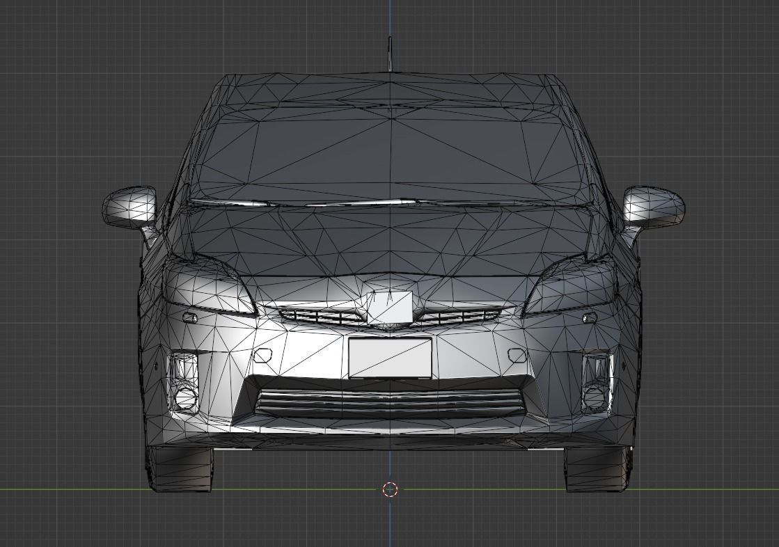 3D model toyota prius lowpoly 3d model VR / AR / low-poly | CGTrader