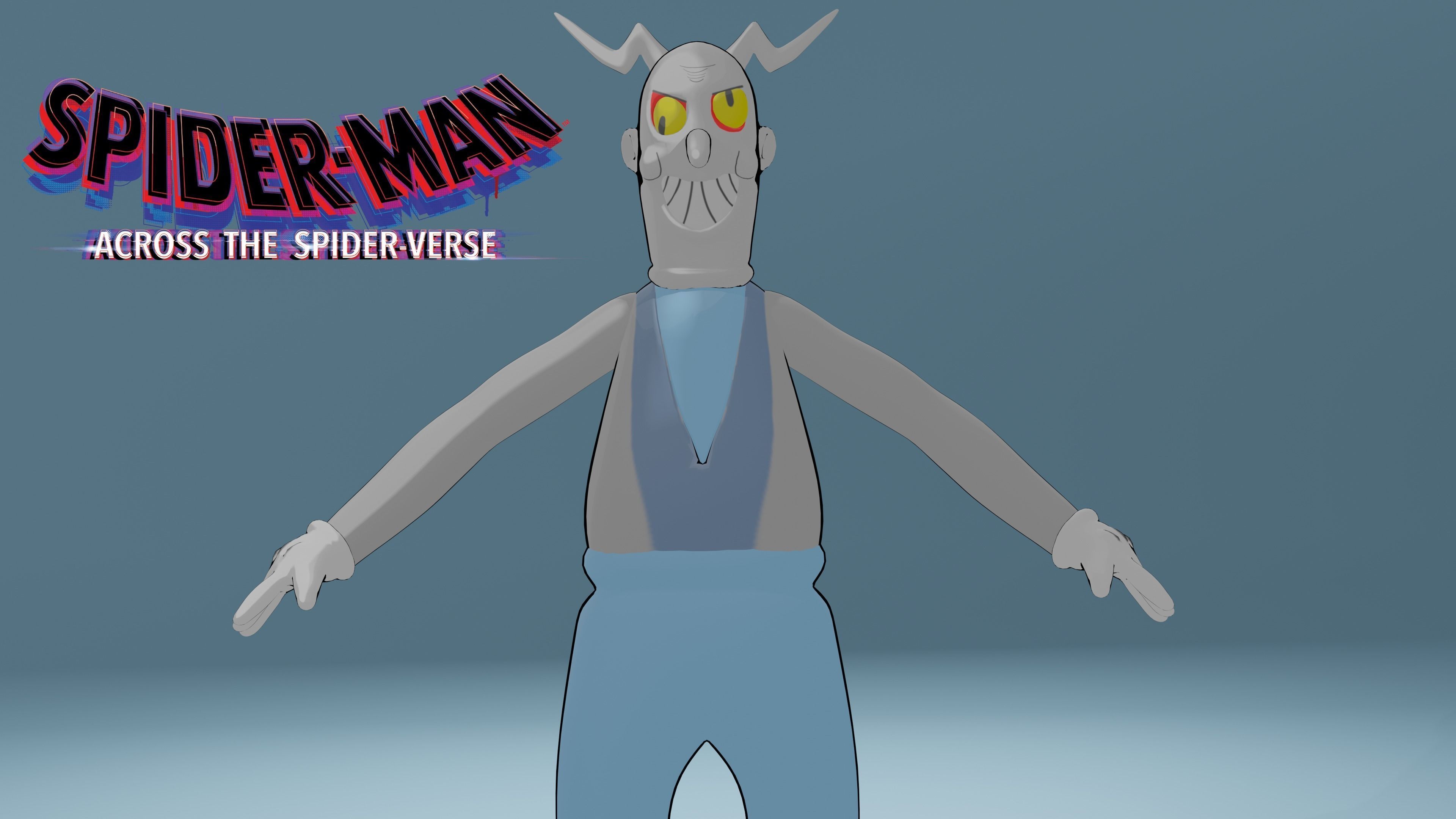 3D model Cartoon Electro Videoman ATSV Rigged Across the Spider-verse ...