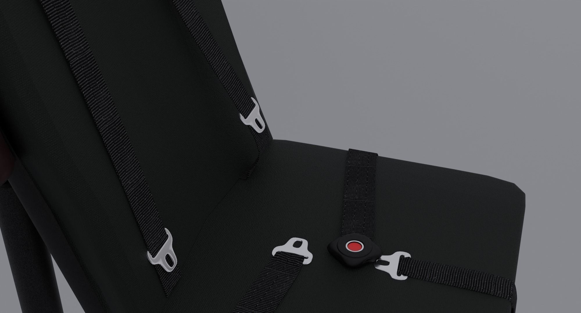 3D model Black Hawk Helicopter Pilot Chair VR / AR / low-poly | CGTrader