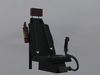 3D model Black Hawk Helicopter Pilot Chair VR / AR / low-poly | CGTrader