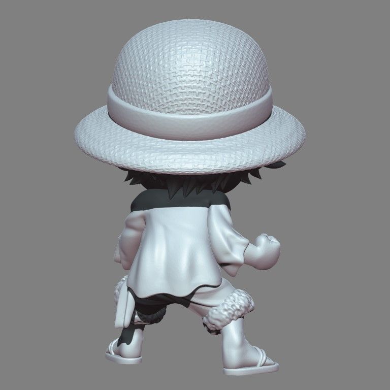 Luffy - One Piece 3D model 3D printable | CGTrader