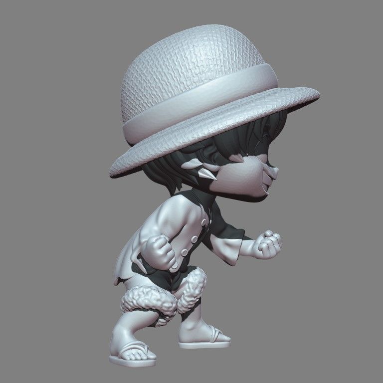 Luffy - One Piece 3D model 3D printable | CGTrader