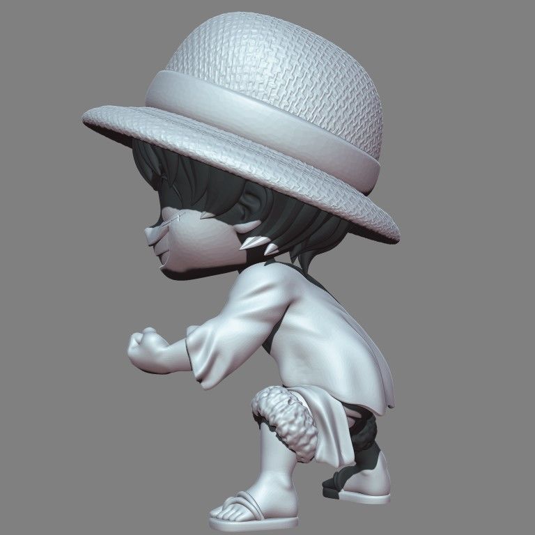 Luffy - One Piece 3D model 3D printable | CGTrader