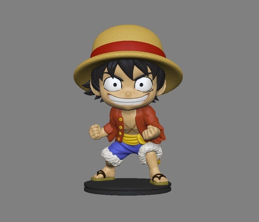 Luffy - One Piece 3D model 3D printable | CGTrader