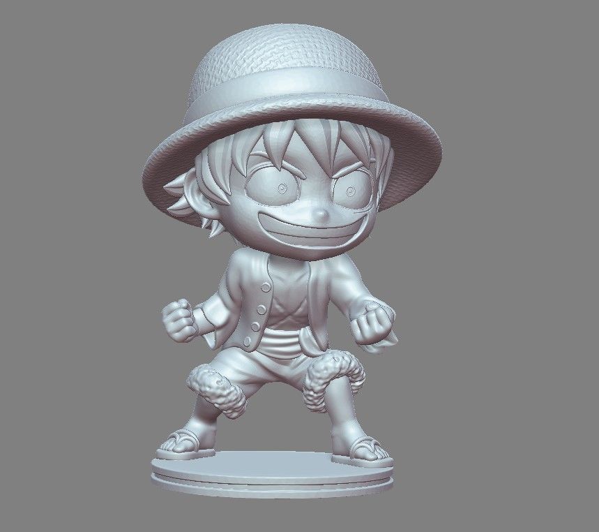 Luffy - One Piece 3D model 3D printable | CGTrader