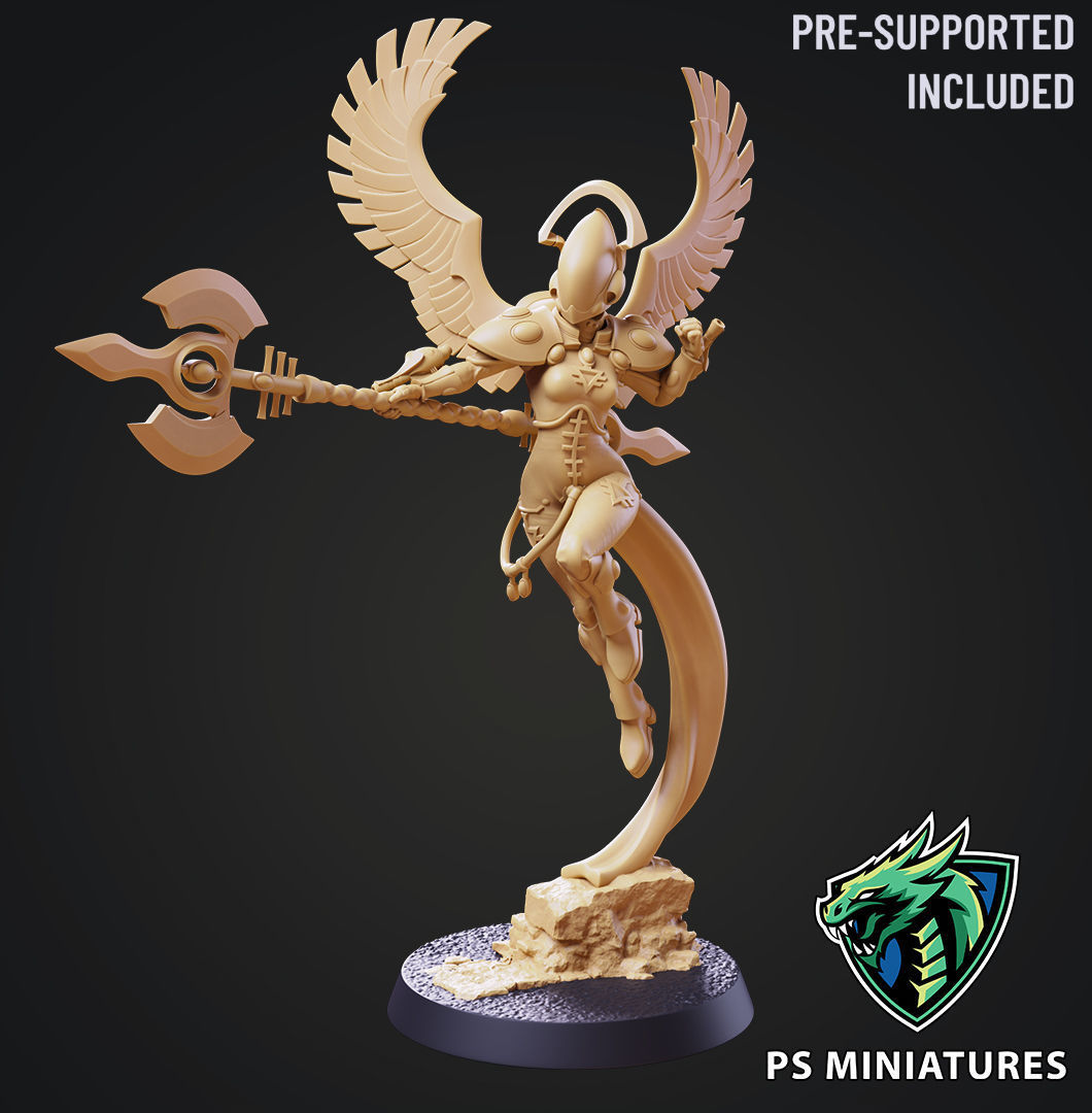 Space Elf Warmancer - Pose 3 3D model 3D printable | CGTrader