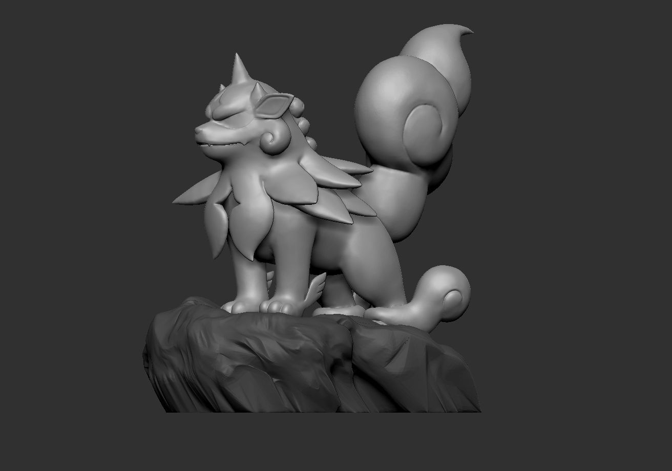 Pokemon Hisuian Arcanine 3D model 3D printable | CGTrader