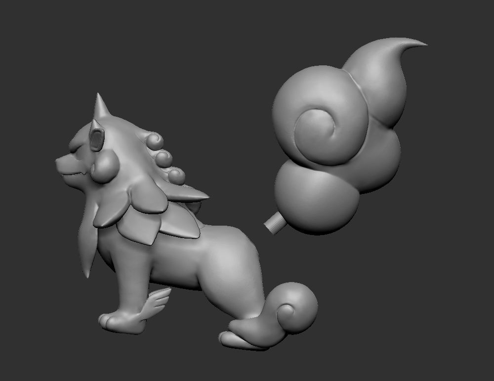 Pokemon Hisuian Arcanine 3D model 3D printable | CGTrader