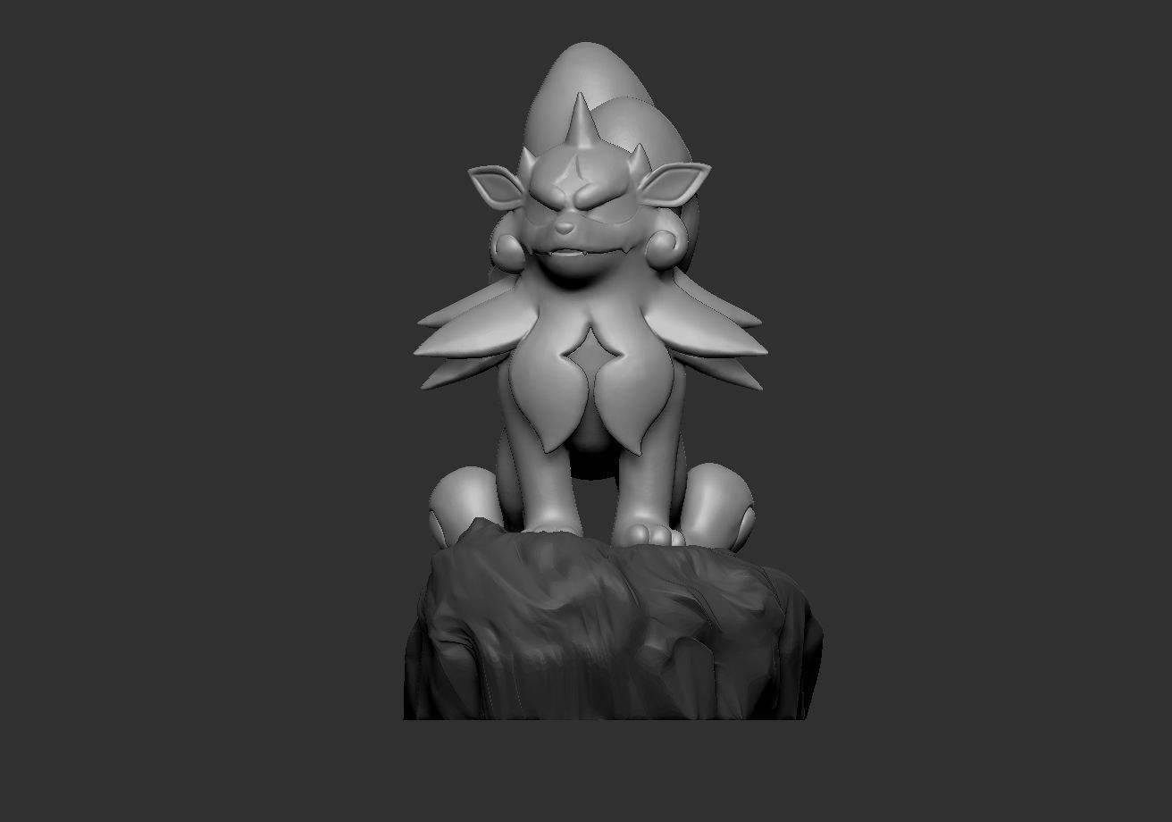 Pokemon Hisuian Arcanine 3D model 3D printable | CGTrader