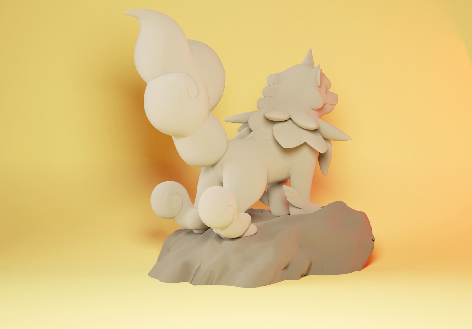Pokemon Hisuian Arcanine 3D model 3D printable | CGTrader