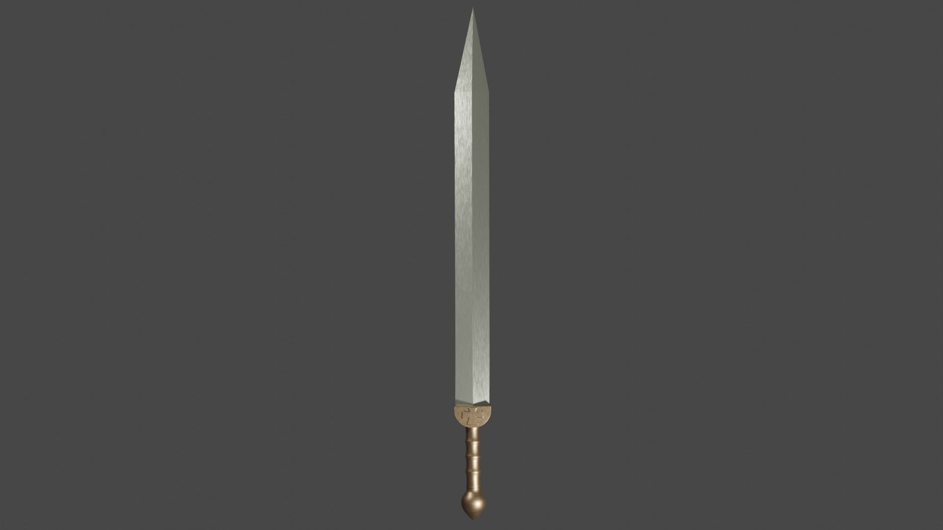 3D model Spatha sword with Gladius handle VR / AR / low-poly | CGTrader