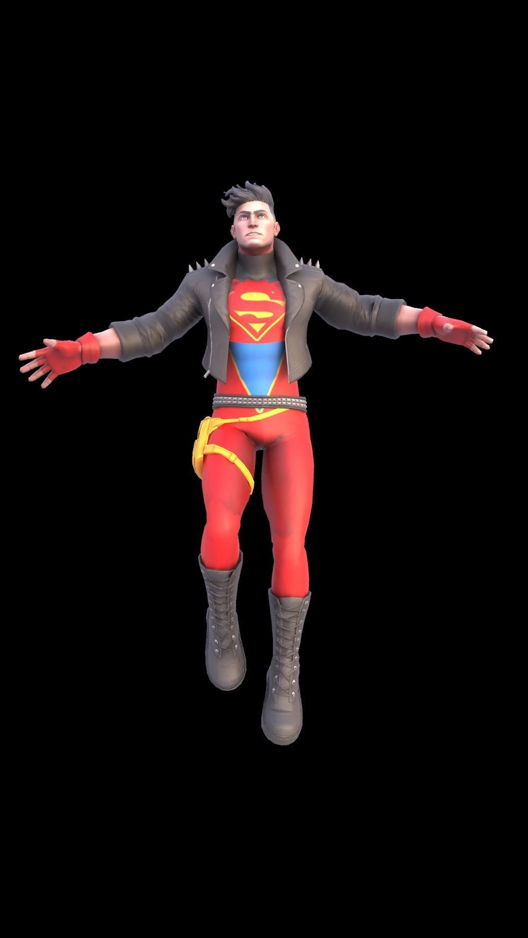 superboy 3D model animated rigged | CGTrader