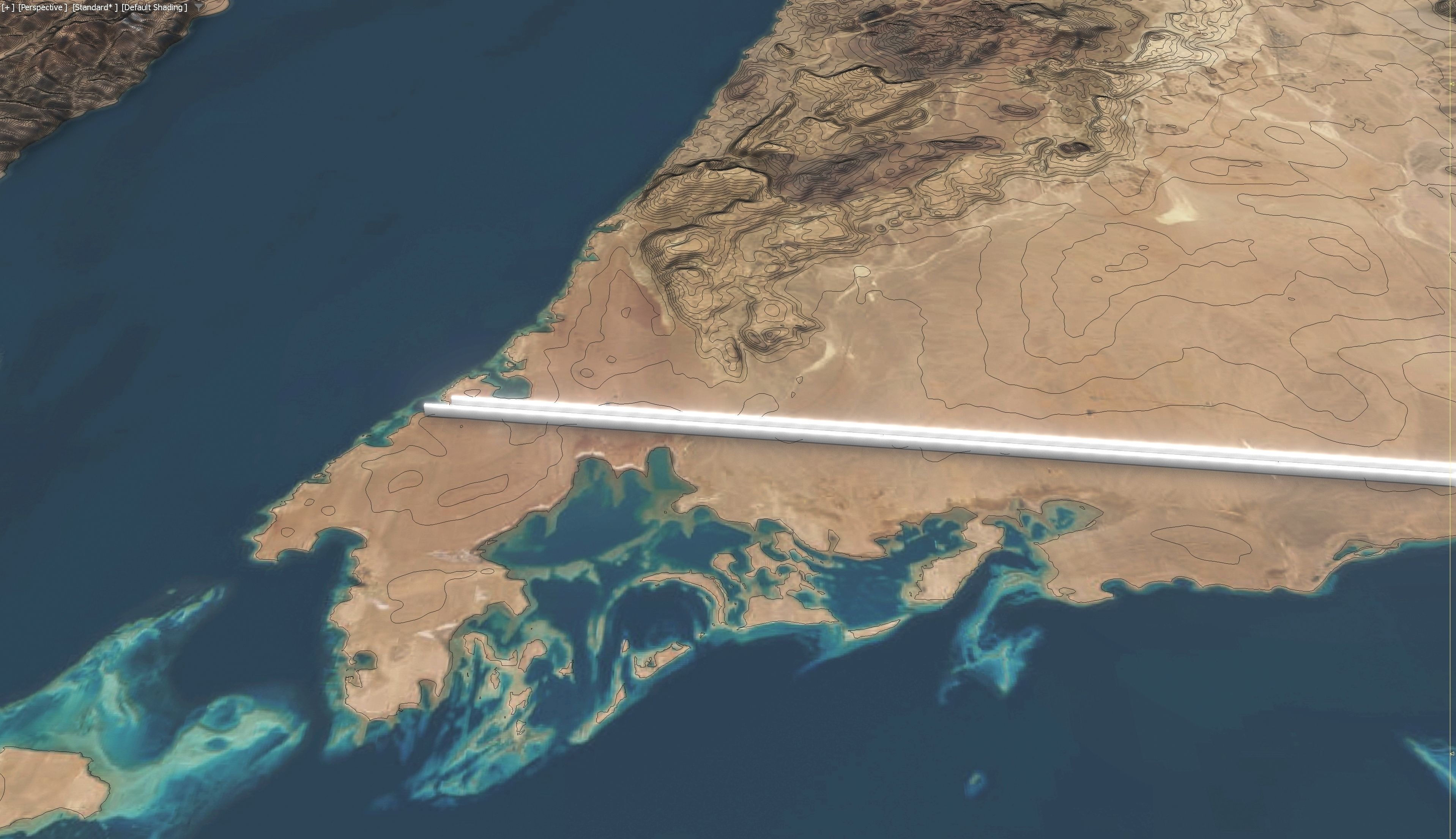 3D model Neom - The Line VR / AR / low-poly | CGTrader