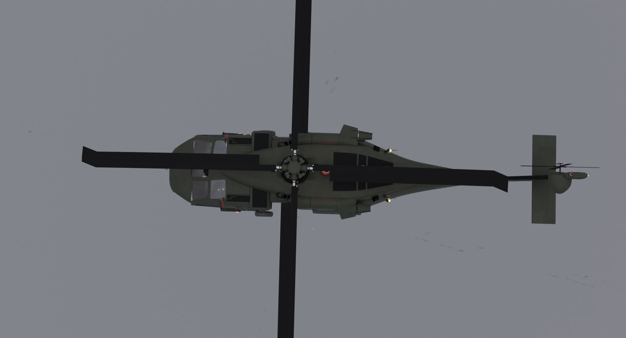 3D model Black Hawk Helicopter with Full Interior VR / AR / low-poly ...