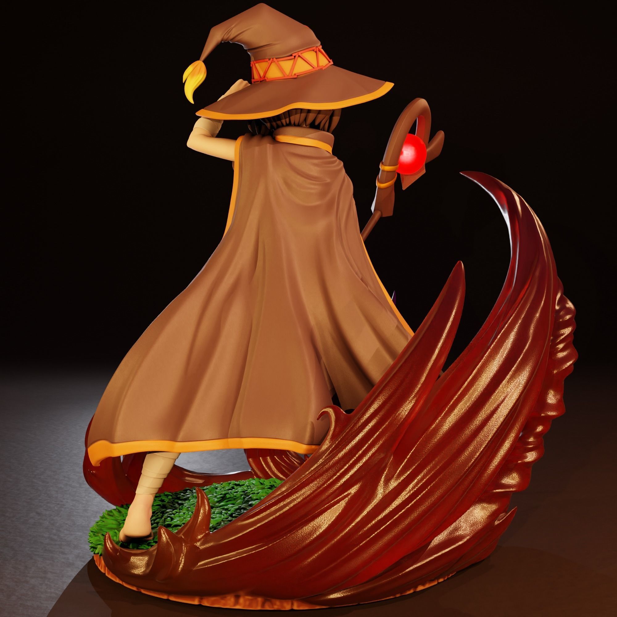 Megumin - Konosuba 3D model 3D printable | CGTrader
