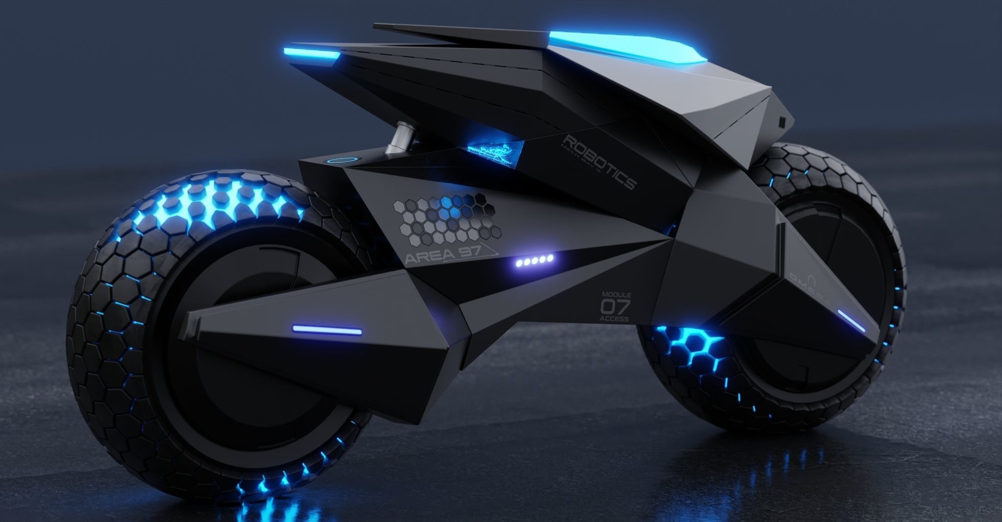 Robot Motorcycle 3D model | CGTrader