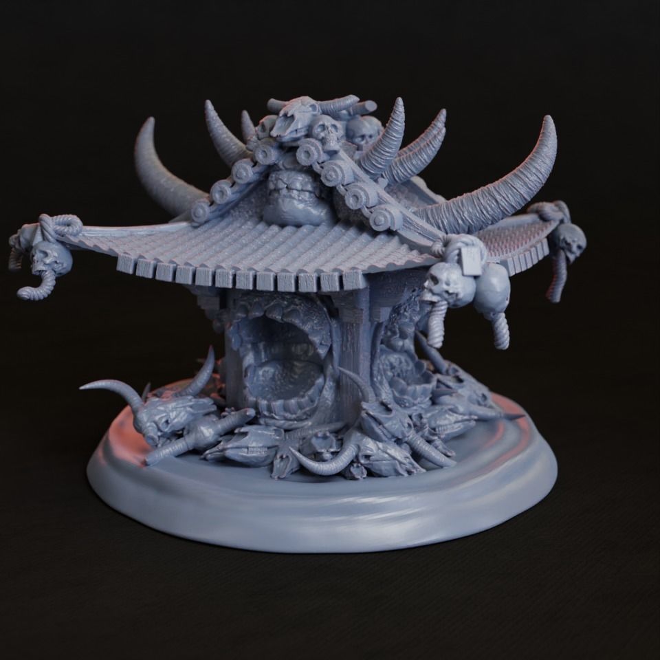 Jujutsu Malevolent Shrine 3D model 3D printable | CGTrader