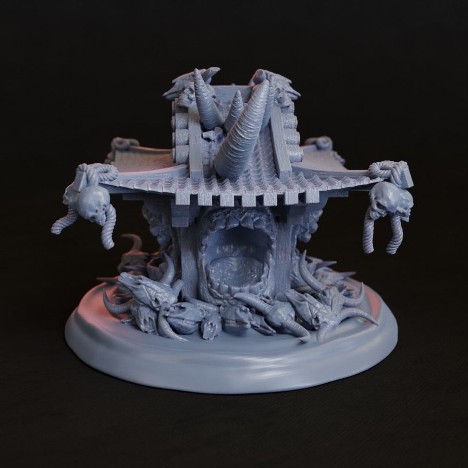 Jujutsu Malevolent Shrine 3D model 3D printable | CGTrader