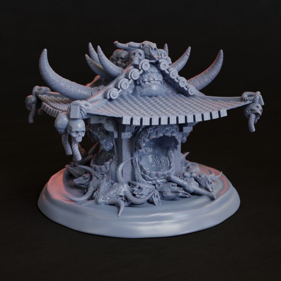 Jujutsu Malevolent Shrine 3D model 3D printable | CGTrader