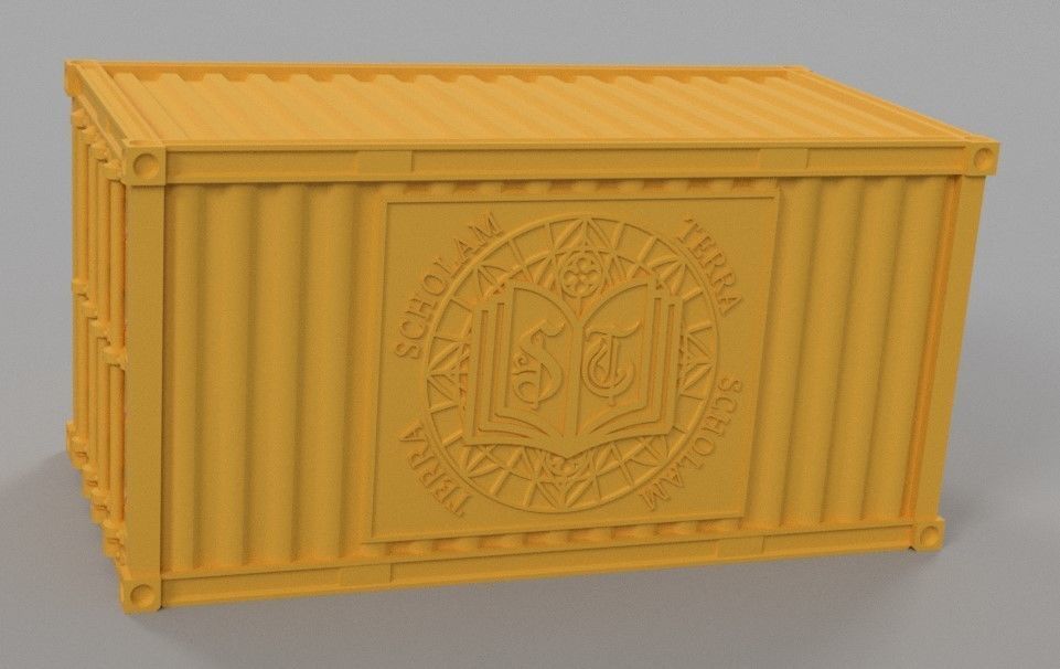 6 Designs Shipping Container 3D model 3D printable | CGTrader