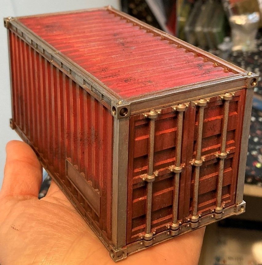 6 Designs Shipping Container 3D model 3D printable | CGTrader