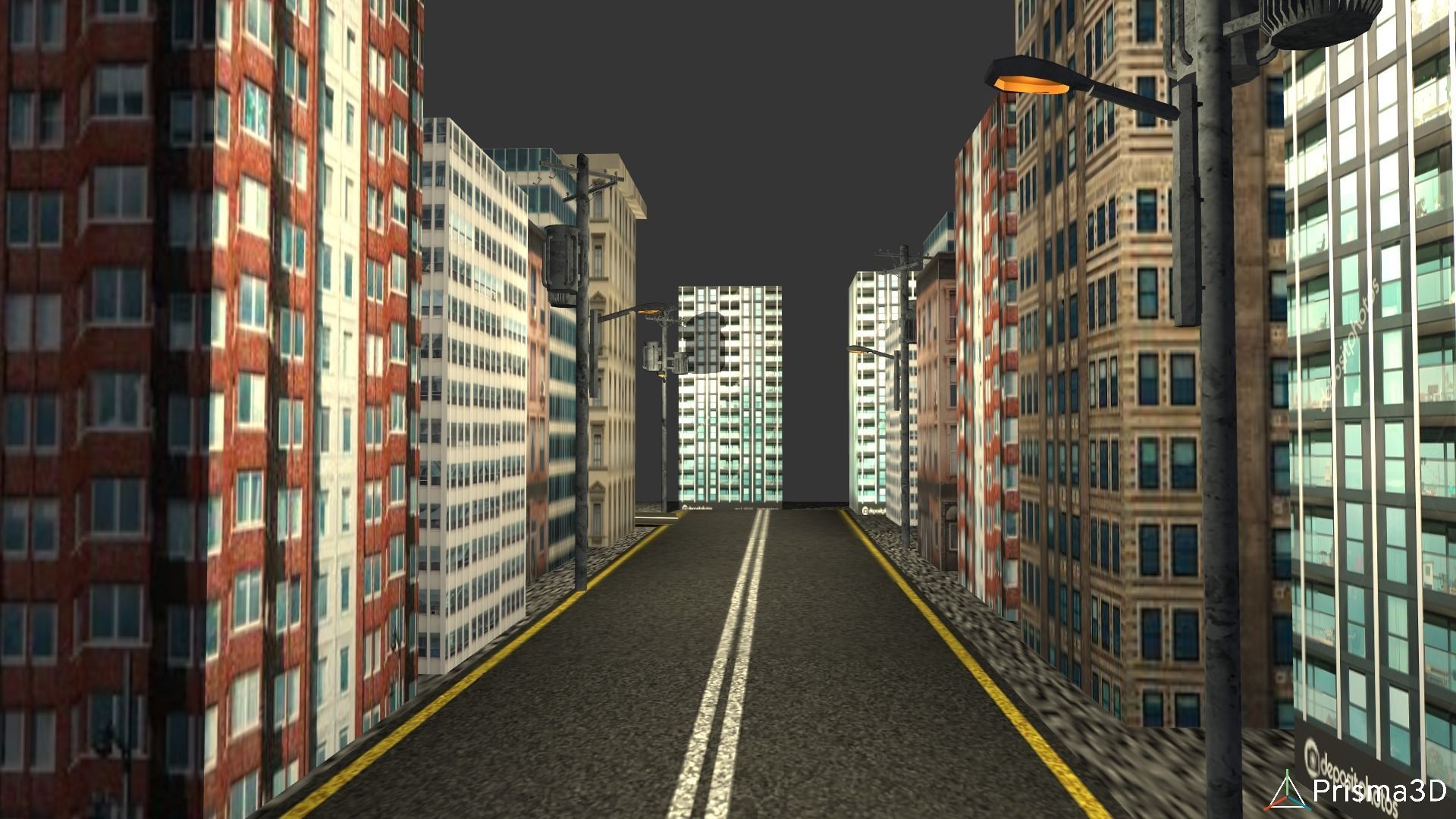 Mini City free 3D model rigged | CGTrader