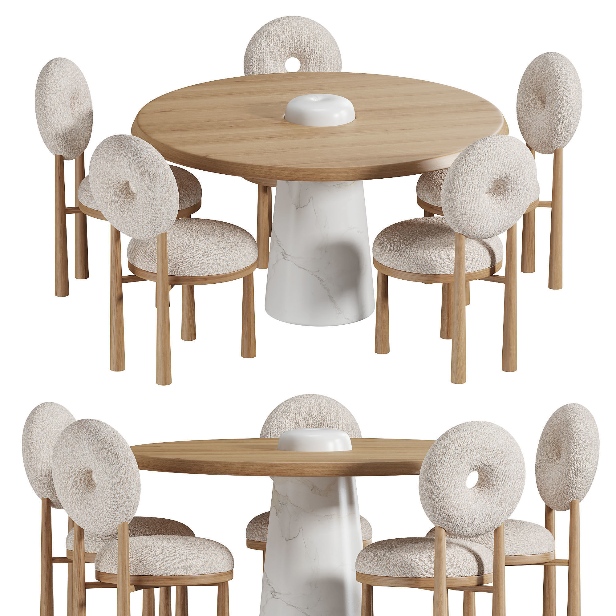 BABA CHAISE CHAIR 3D model | CGTrader