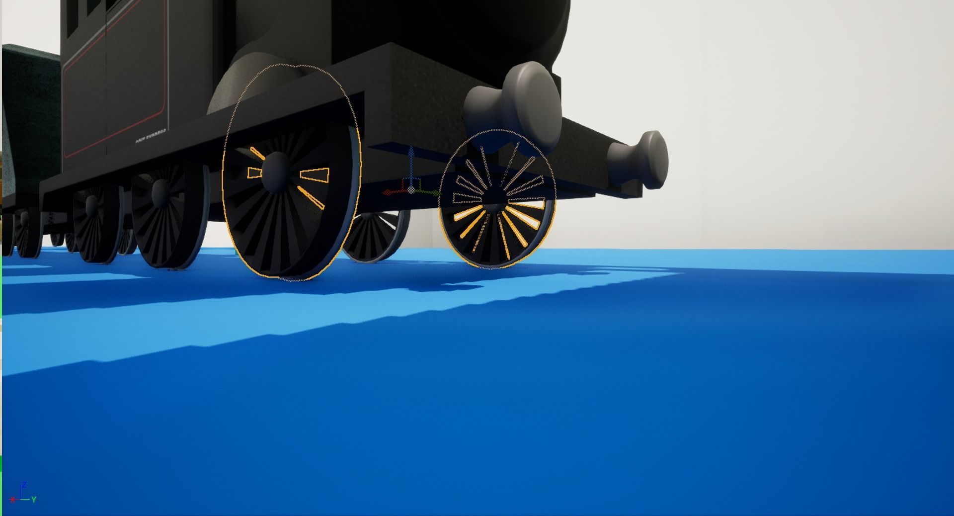 3D model Train Set - Modular Train Track - Trains and Table VR / AR ...